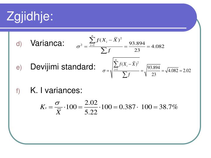PPT - Statistikë PowerPoint Presentation - ID:3414269
