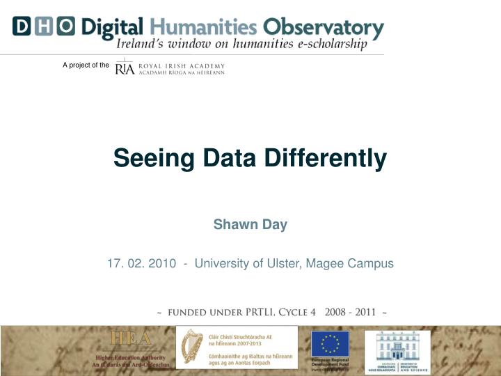 PPT - Seeing Data Differently PowerPoint Presentation, free download ...