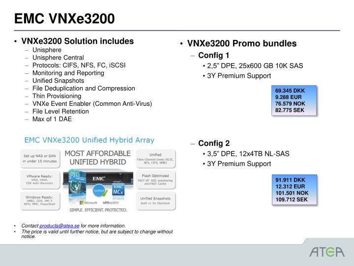 PPT - EMC VNXe3200 PowerPoint Presentation, free download - ID:3415071