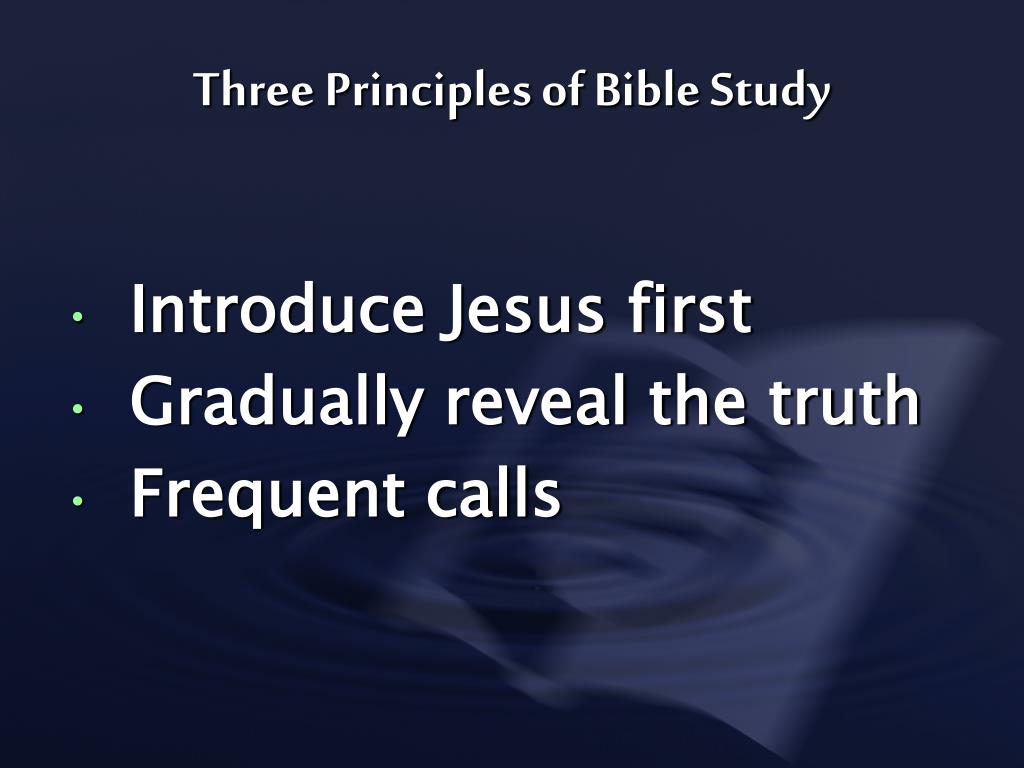 PPT - Principles of Evangelism in the Life of Jesus Gerson P. Santos ...