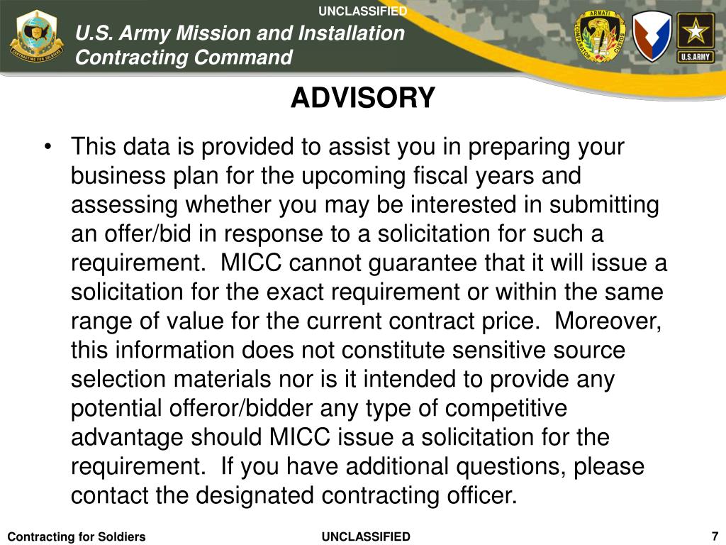 PPT - MICC Fort-Belvoir Acquisition Forecast Open House Supporting ...