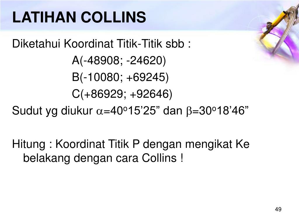 PPT - ILMU UKUR TANAH (Pengukuran Mendatar) PowerPoint Presentation ...