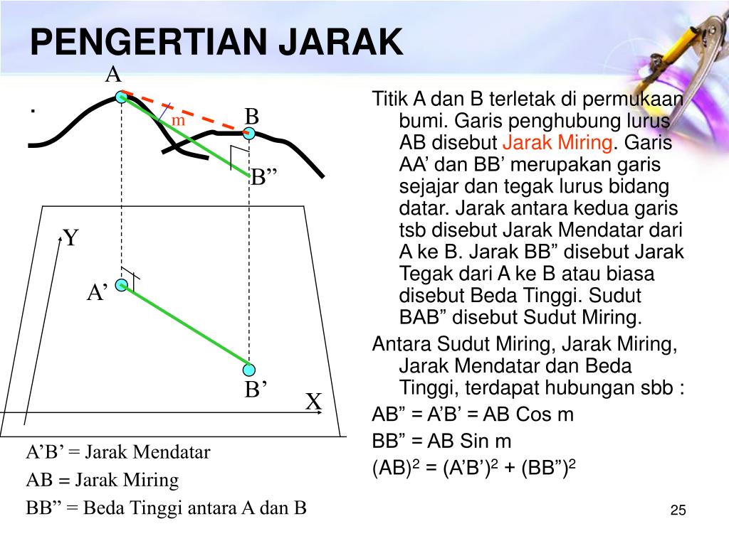PPT - ILMU UKUR TANAH (Pengukuran Mendatar) PowerPoint Presentation ...