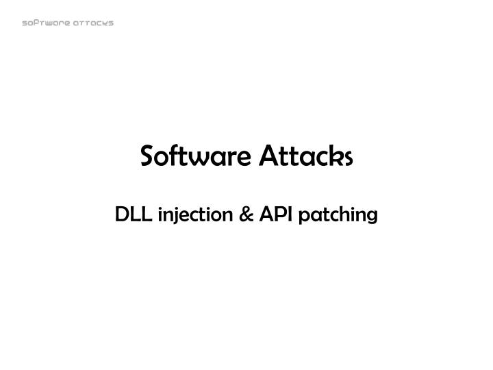 PPT - Software Attacks PowerPoint Presentation, free download - ID:3415977