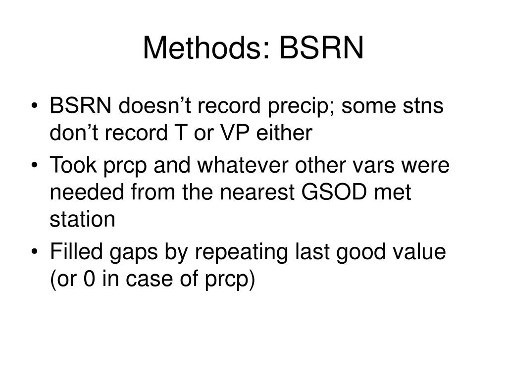 Ppt Evaluating Global Performance Of Mtclim And Other Algorithms
