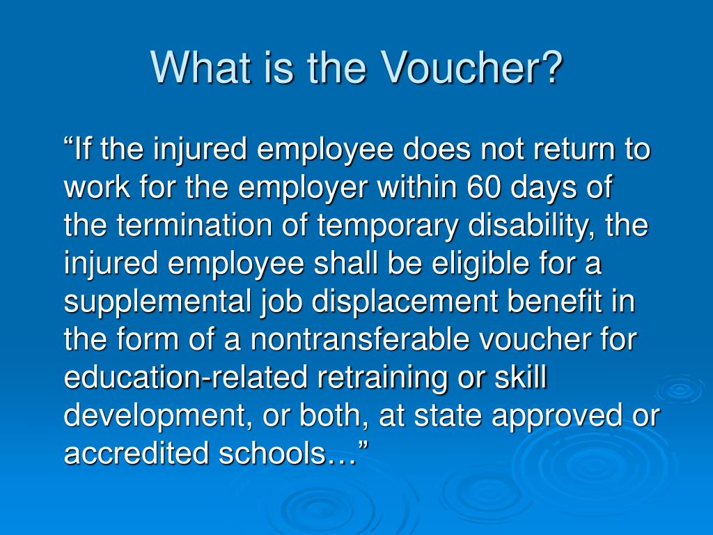 PPT - Vocational Rehabilitation The Voucher Future Earning Capacity ...