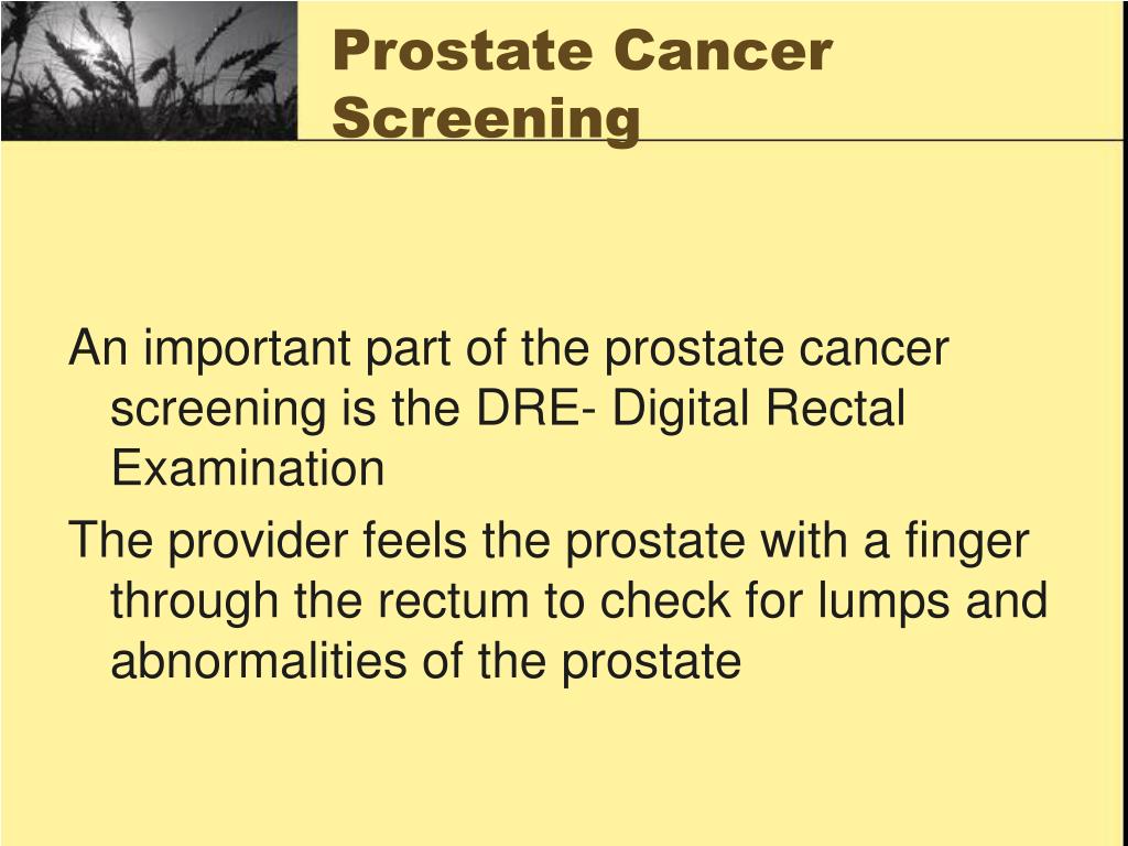 PPT - Men’s Health- Prostate and Colorectal Cancer PowerPoint ...