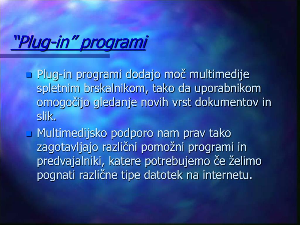 PPT - Orodja za svetovni splet PowerPoint Presentation, free download ...