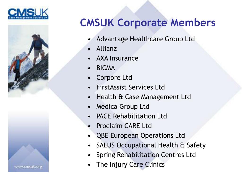 PPT - CMSUK Corporate Member Day - Meeting of the Directors | July 2010 ...