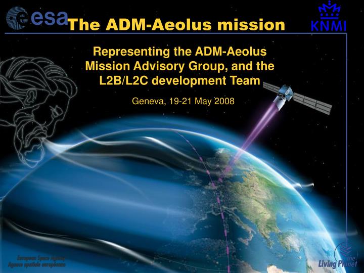 PPT - The ADM-Aeolus mission PowerPoint Presentation, free download ...