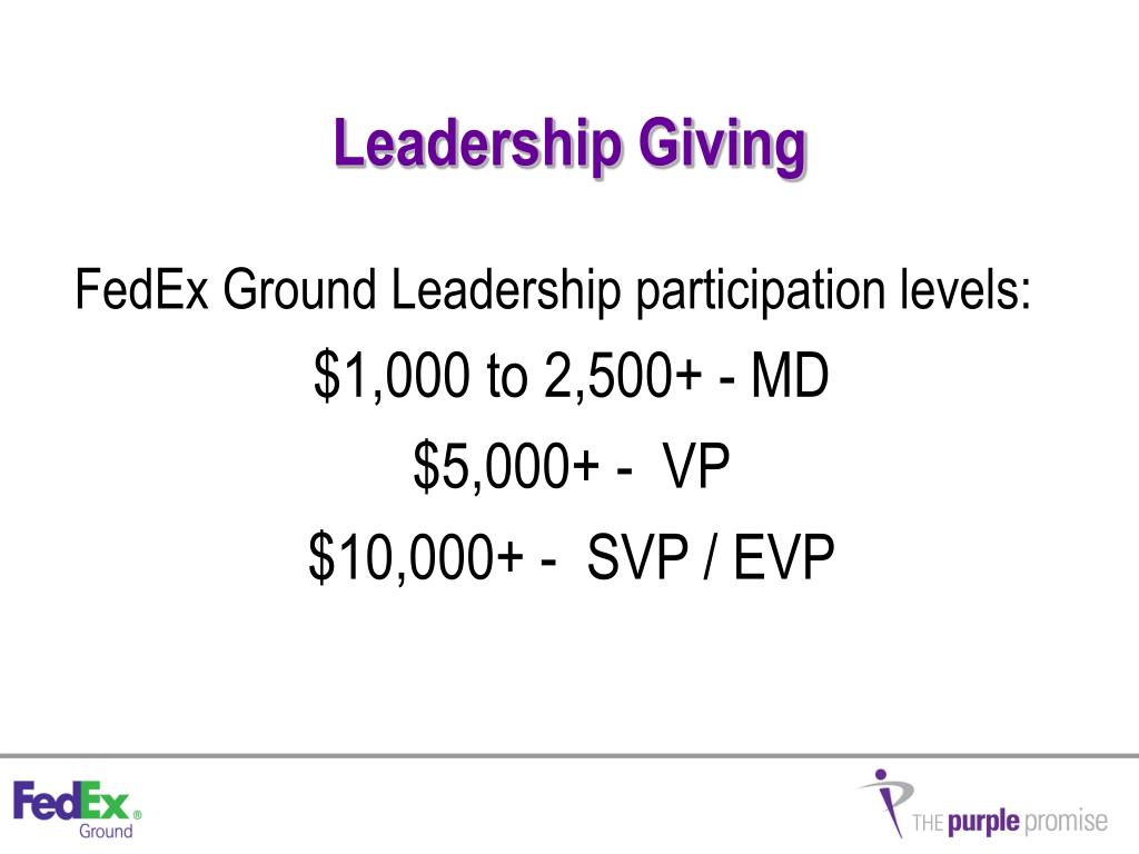 PPT - FedEx Ground United Way Campaign FY2007 Strategy “A New Approach ...