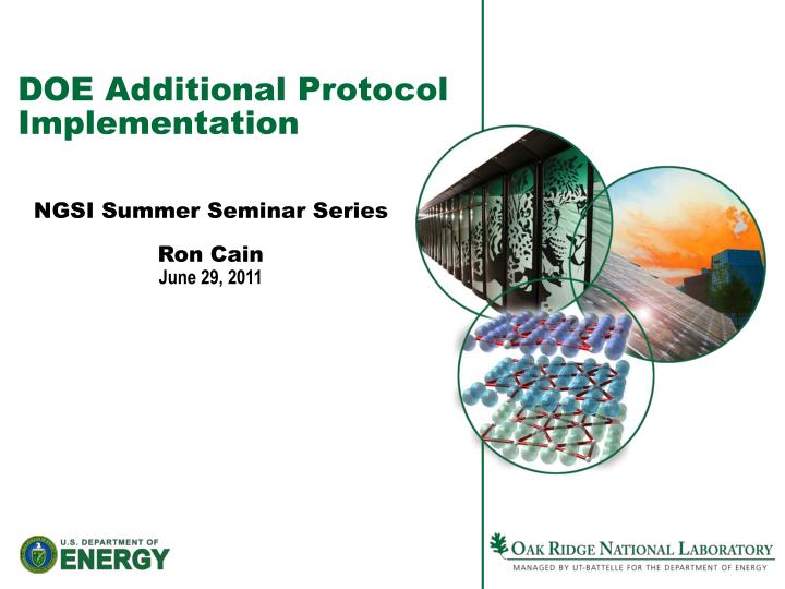 PPT - DOE Additional Protocol Implementation PowerPoint Presentation ...