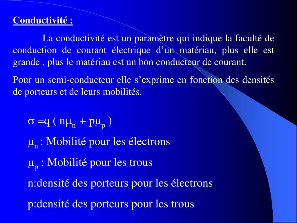 PPT - Rappel sur les Semi-conducteurs, conducteurs et Isolants ...