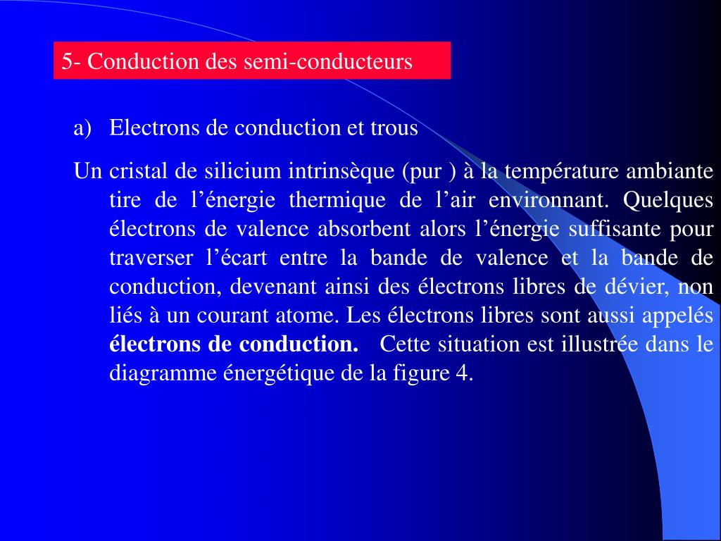 PPT - Rappel sur les Semi-conducteurs, conducteurs et Isolants ...