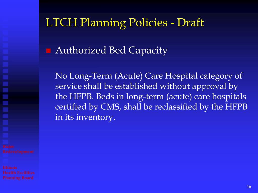 PPT - “Long-Term (Acute) Care Hospitals” Follow-up Meeting PowerPoint ...
