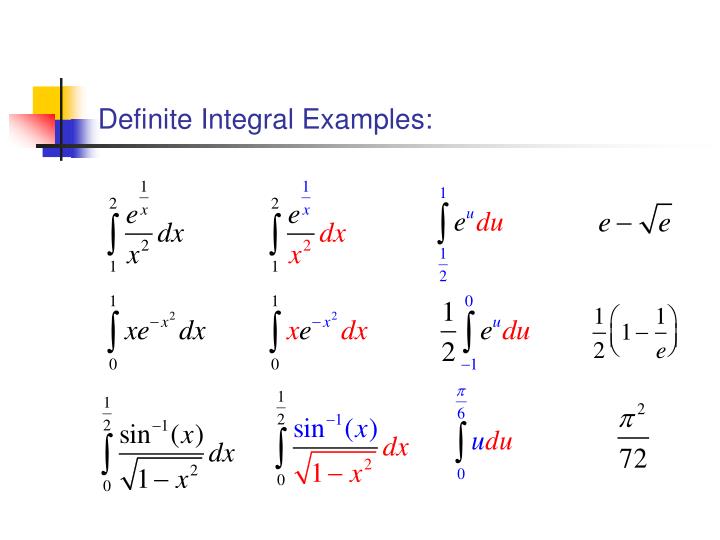 PPT - More U-Substitution PowerPoint Presentation - ID:3418948