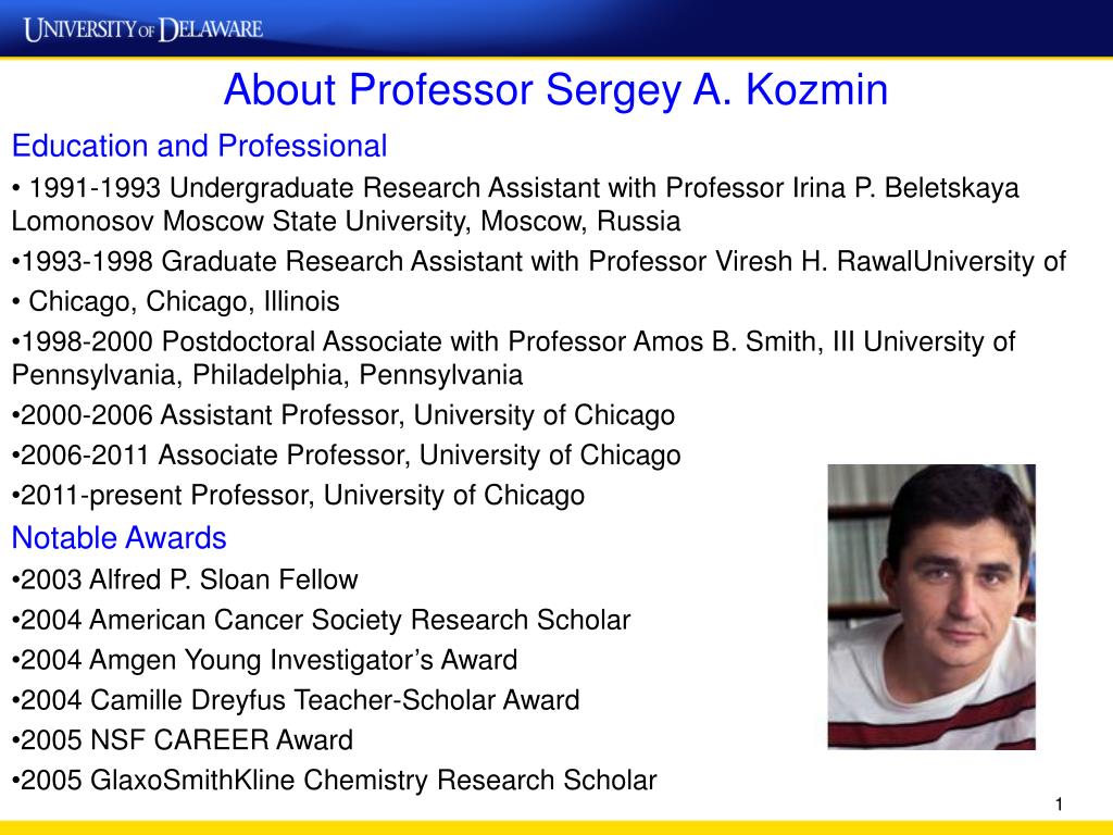 PPT - Ying Wang, Jelena Janjic , Sergey A. Kozmin PowerPoint Presentation - ID:3419008
