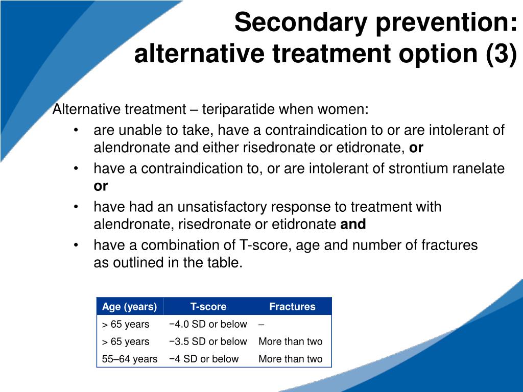 PPT - Primary and secondary prevention of osteoporotic fragility ...