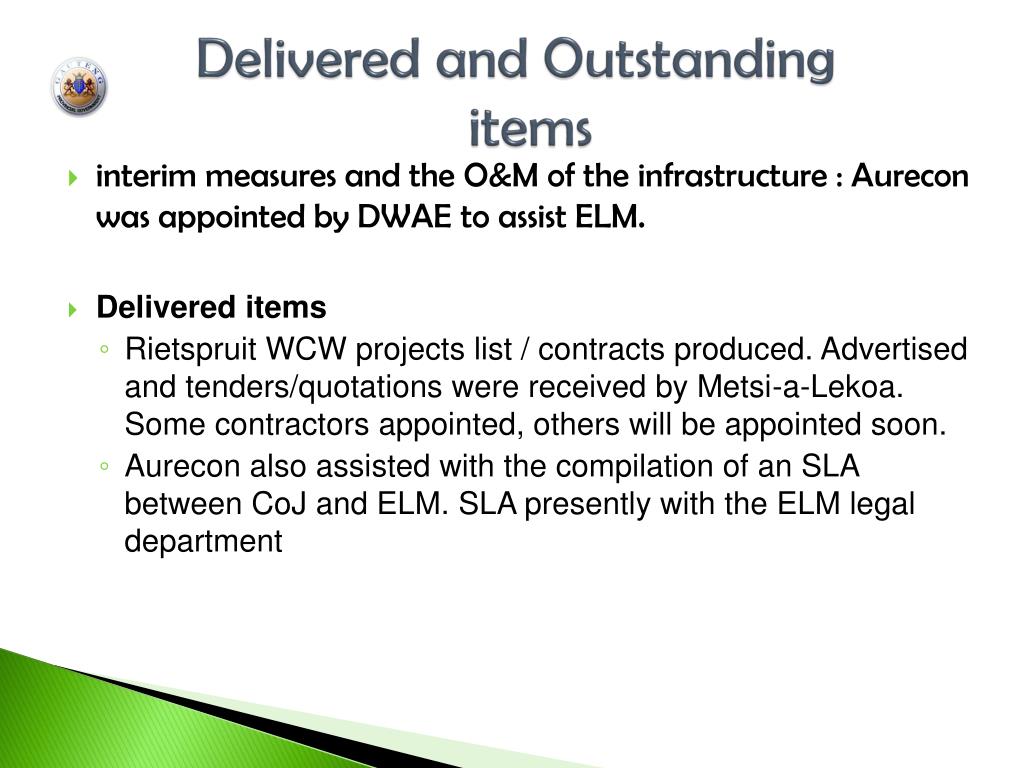 PPT - Contact Sam Shabalala Municipal Manager: Emfuleni LM PowerPoint ...