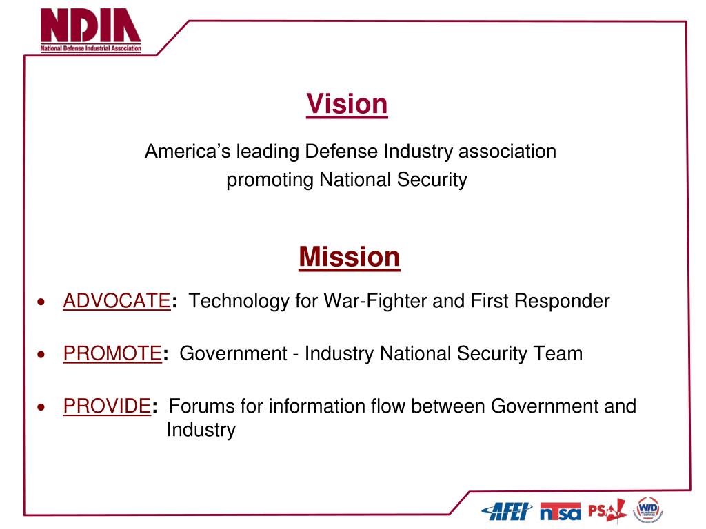 PPT - National Defense Industrial Association PowerPoint Presentation ...