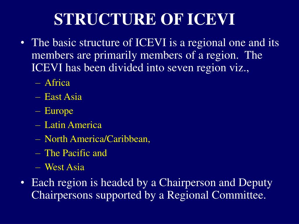 PPT - INTERNATIONAL COUNCIL FOR EDUCATION OF PEOPLE WITH VISUAL ...