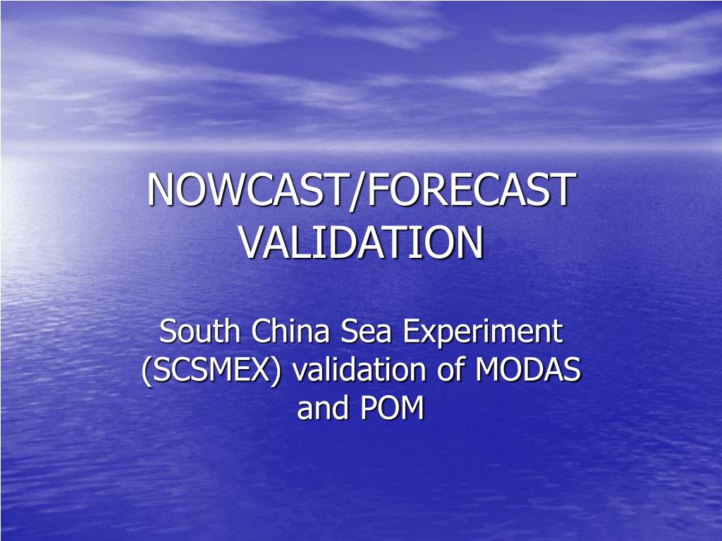 PPT - Navy Altimetry & NOWCAST/FORECAST Sensitivity in Undersea Warfare ...