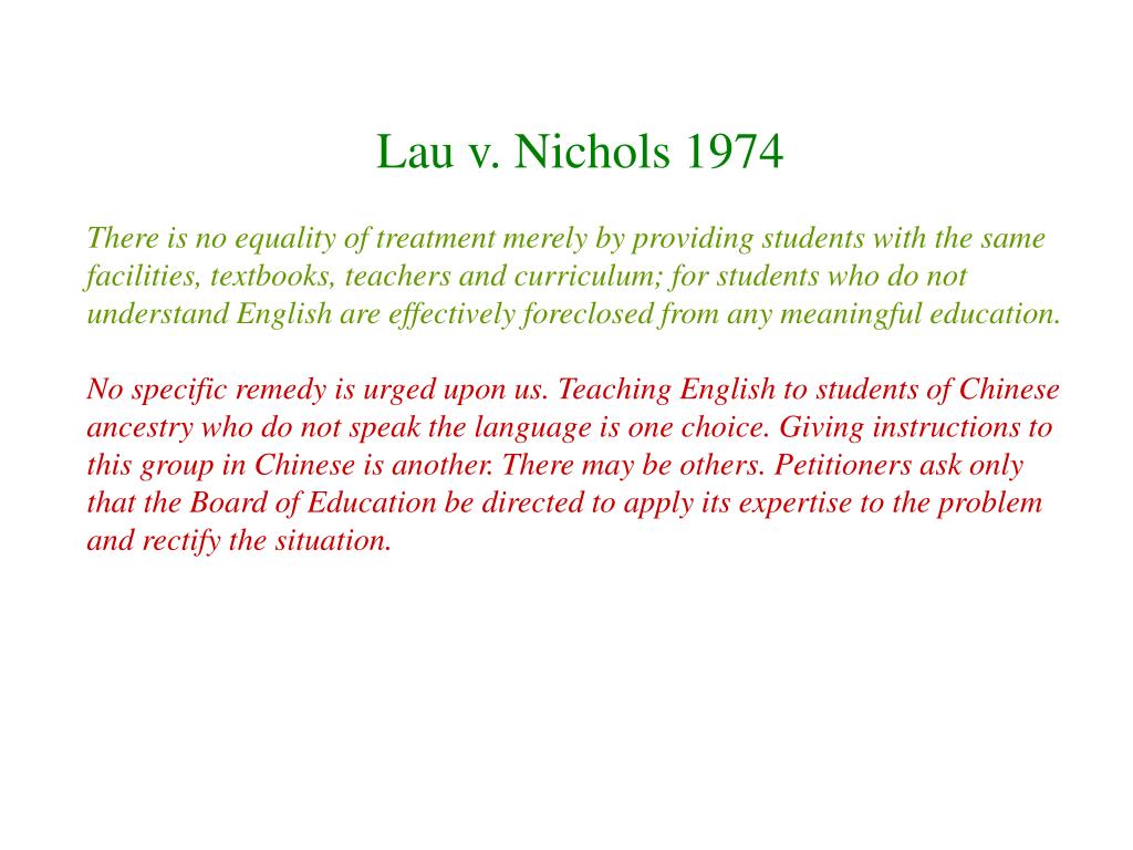 PPT - From Lau to Unz: An Anatomy of the Policy Debate over Bilingual ...