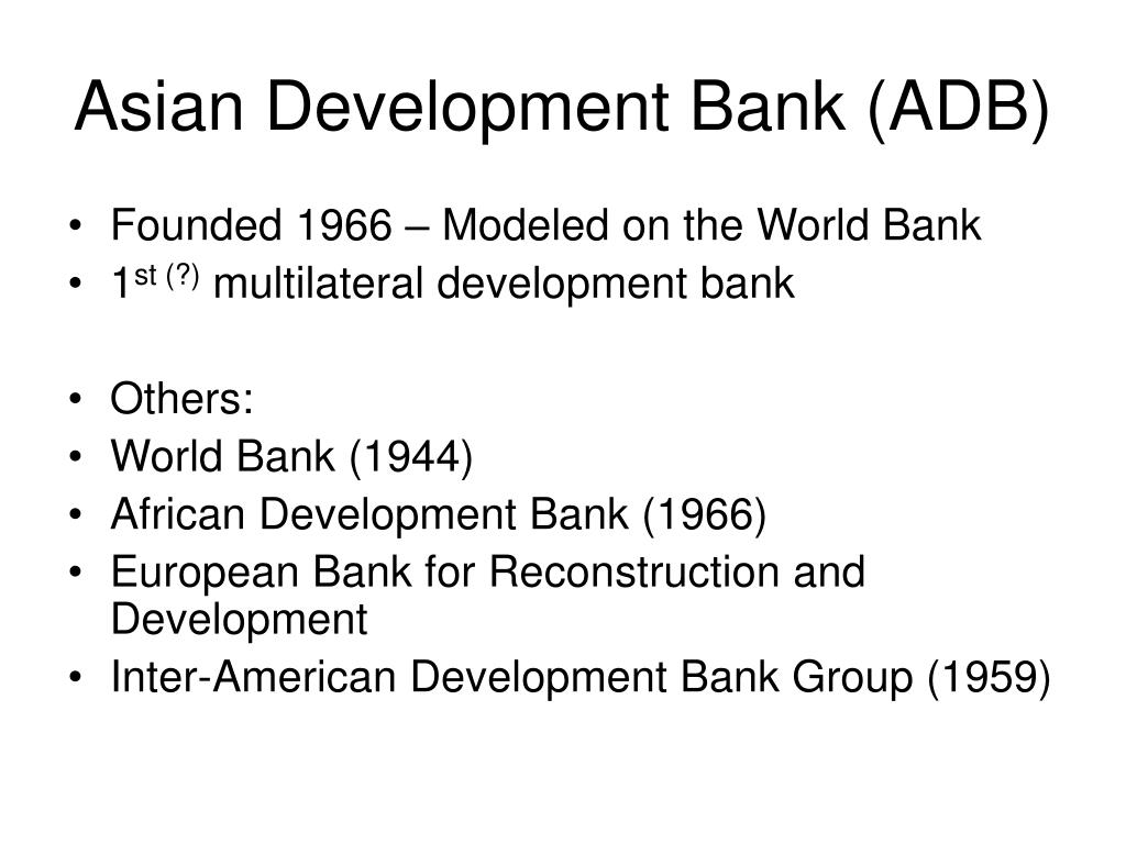 Ppt Asian Development Bank Adb Powerpoint Presentation Free