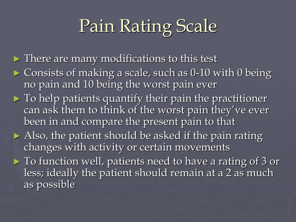 PPT - Pain Evaluations PowerPoint Presentation, free download - ID:3421811