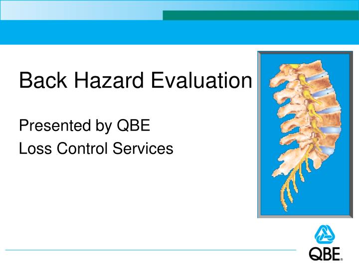 PPT - Back Hazard Evaluation PowerPoint Presentation, free download ...