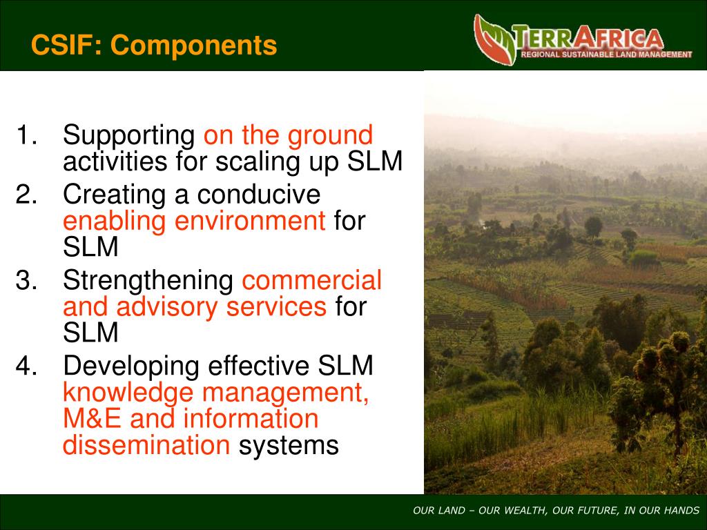 PPT - Country SLM Investment Framework (CSIF) Overview PowerPoint ...