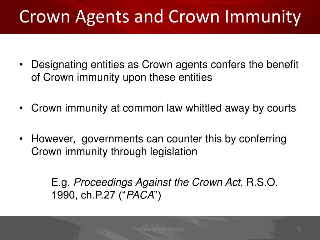 PPT - The “Corporate Veil” and Crown Agencies Dermot Muir, General ...