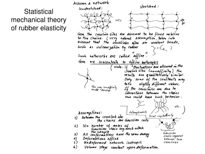 PPT - Chapter 9: Cross-linked polymers and rubber elasticity PowerPoint ...