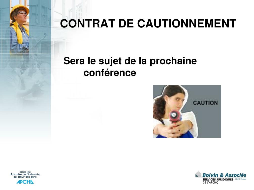 PPT - LES CONTRATS touchant l’entreprise de construction Par Me Natacha ...