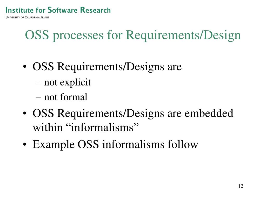 PPT - Understanding the Requirements for Developing and Designing Open ...