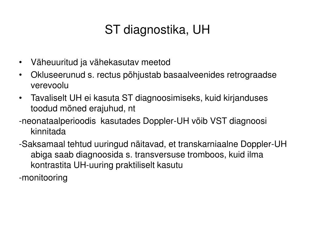 PPT - Aju venoossete siinuste tromboos PowerPoint Presentation, free ...