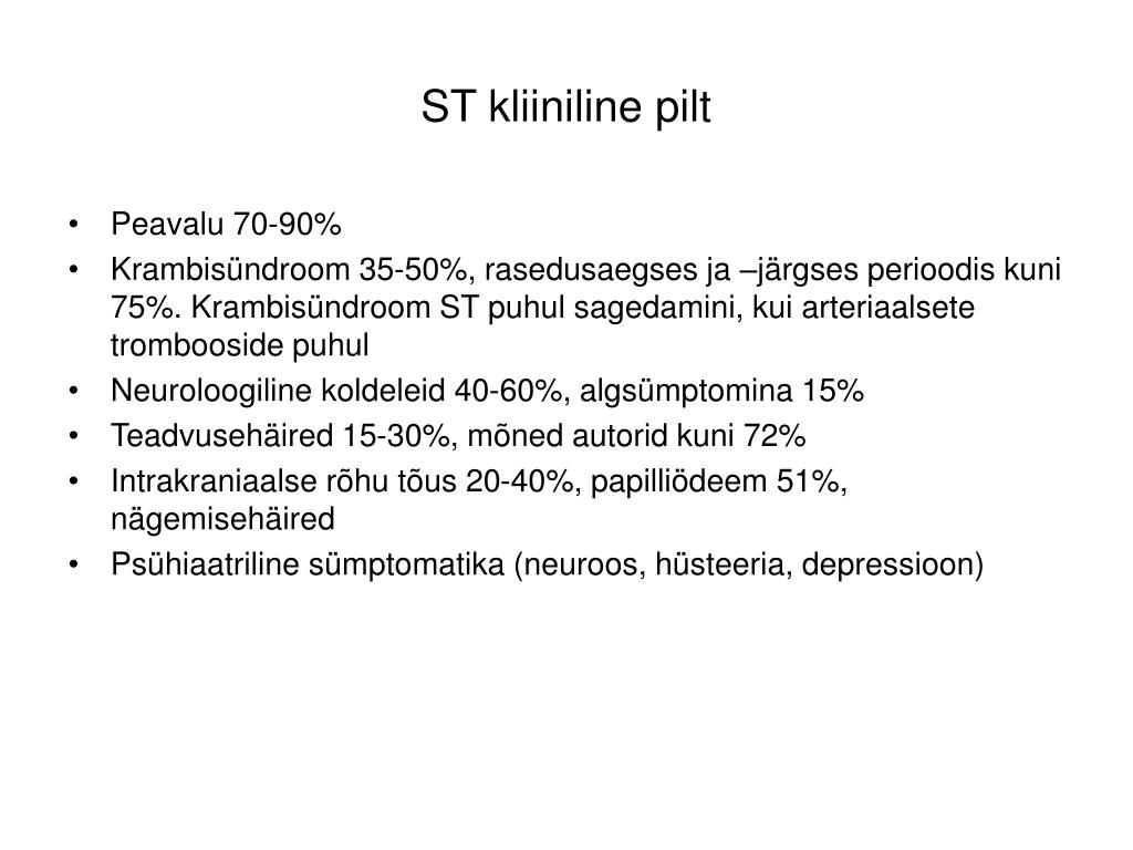 PPT - Aju venoossete siinuste tromboos PowerPoint Presentation, free ...