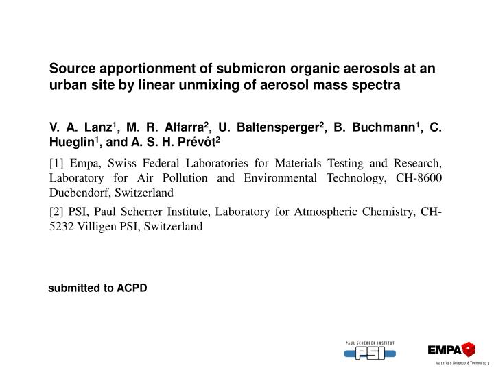 PPT - submitted to ACPD PowerPoint Presentation, free download - ID:3423059