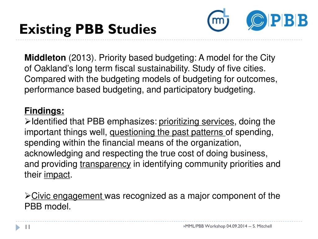 PPT - Michigan Municipal League Center for Priority Based Budgeting ...