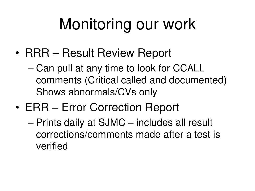 PPT - CERNER LIS To know it is to love it? PowerPoint Presentation ...