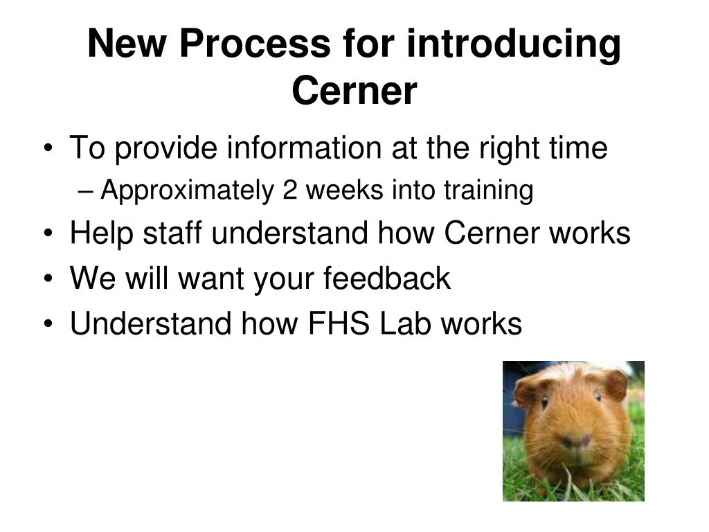 PPT - CERNER LIS To know it is to love it? PowerPoint Presentation ...