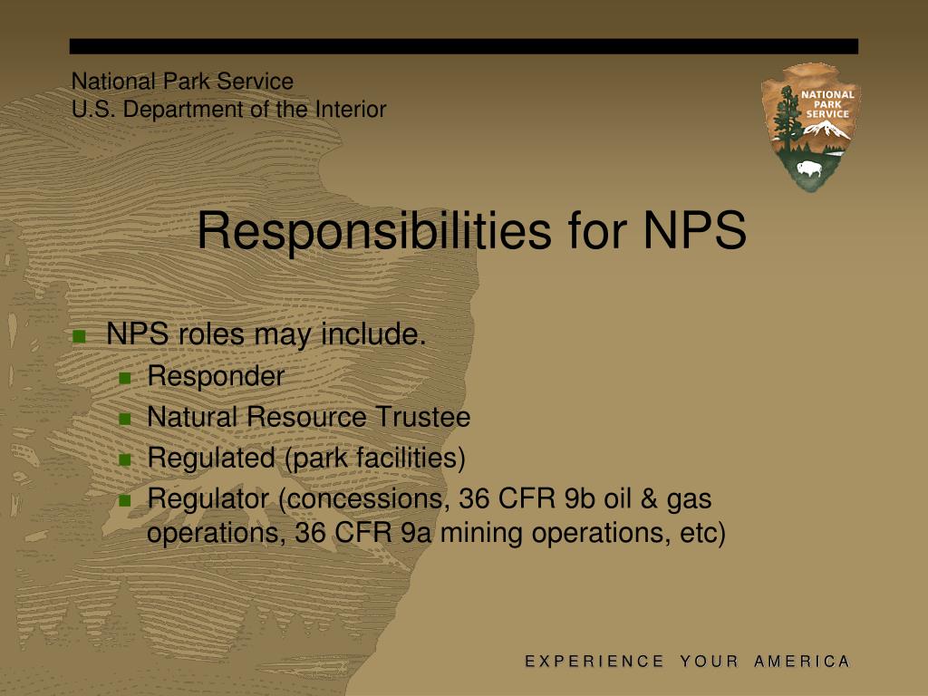 PPT - Dave Anderson NPS Spill Response Coordinator D_L_Anderson@NPS 970 ...