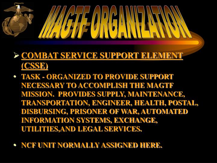 PPT - MAGTF And NCF PowerPoint Presentation - ID:3423780