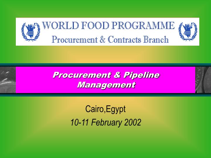 PPT - Procurement & Pipeline Management PowerPoint Presentation, free ...