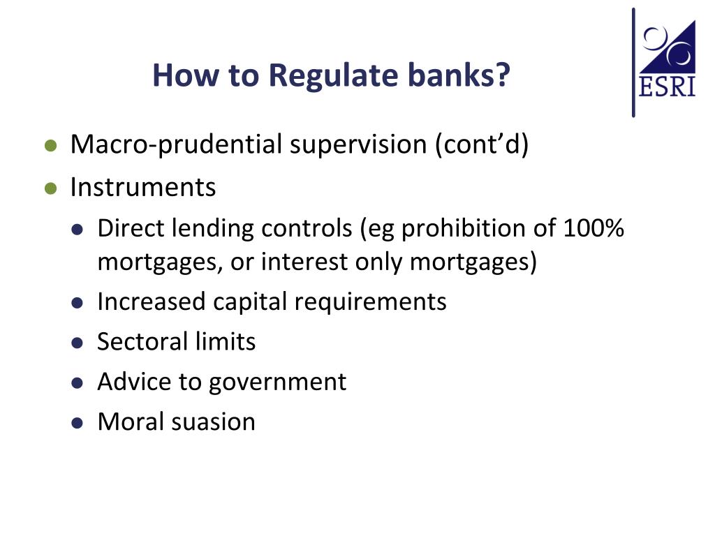 PPT - Regulation and Irish Banking: A Case Study PowerPoint ...