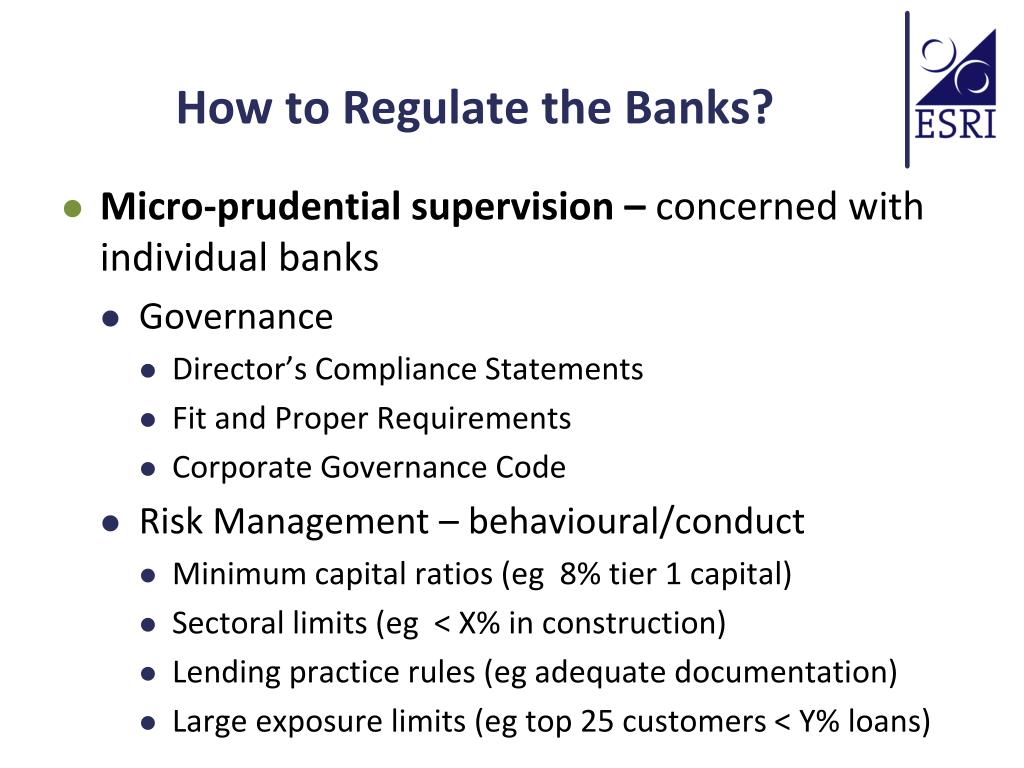 PPT - Regulation and Irish Banking: A Case Study PowerPoint ...