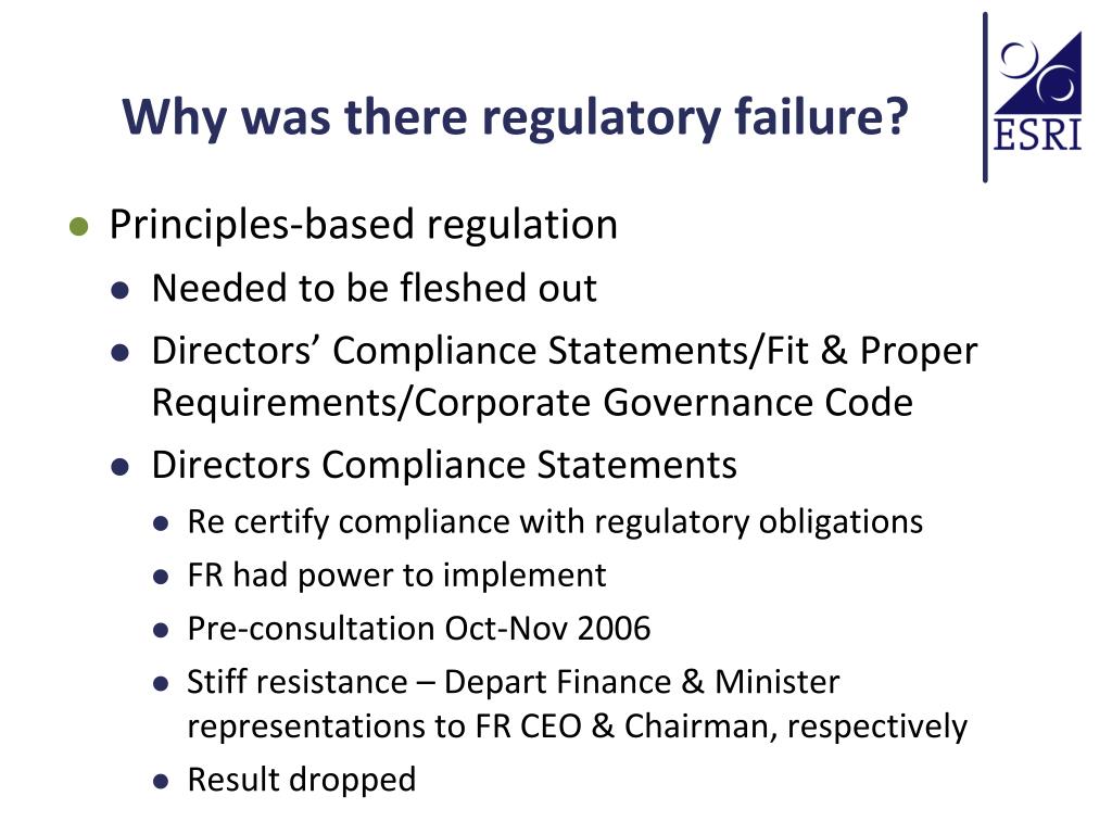 PPT - Regulation and Irish Banking: A Case Study PowerPoint ...