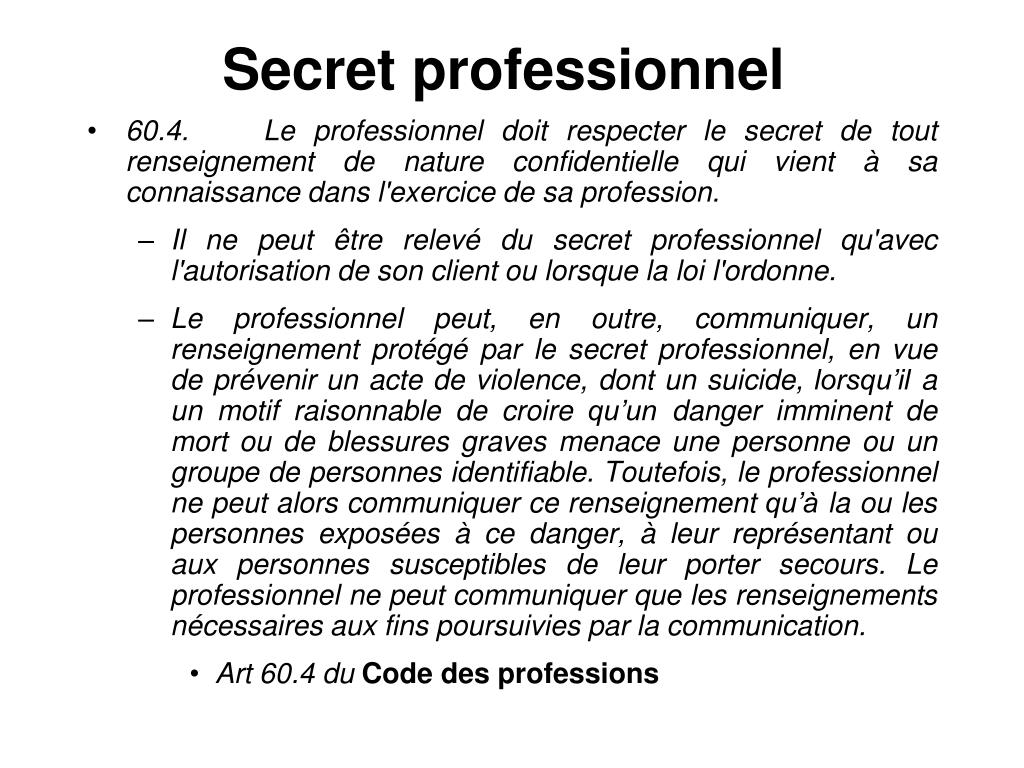 PPT - La protection des renseignements personnels: notions de base ...