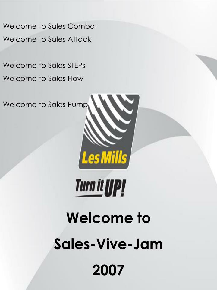 PPT - Welcome to Sales Combat Welcome to Sales Attack Welcome to Sales ...