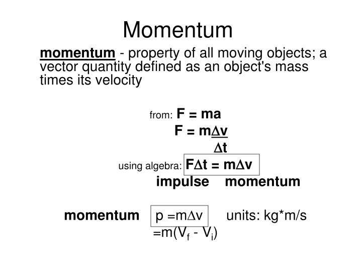 PPT - Momentum PowerPoint Presentation, free download - ID:3424851